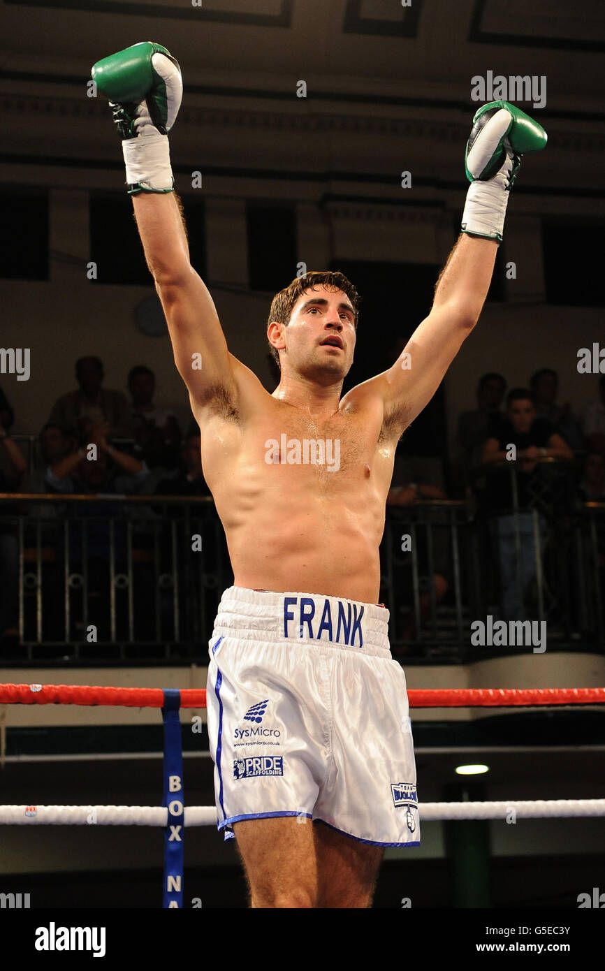 Frank Buglioni celebrates victory over Joe Rea in their super ...