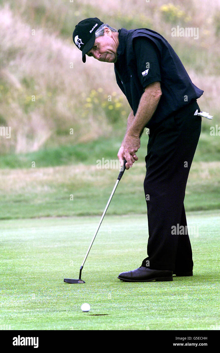 Golf - Senior British Open Championship - Royal County Down Stock Photo ...