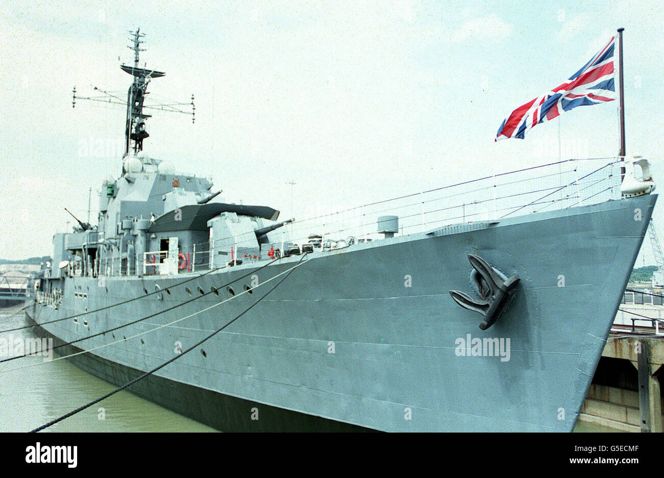 HMS Cavalier Sea Destroyer Stock Photo - Alamy