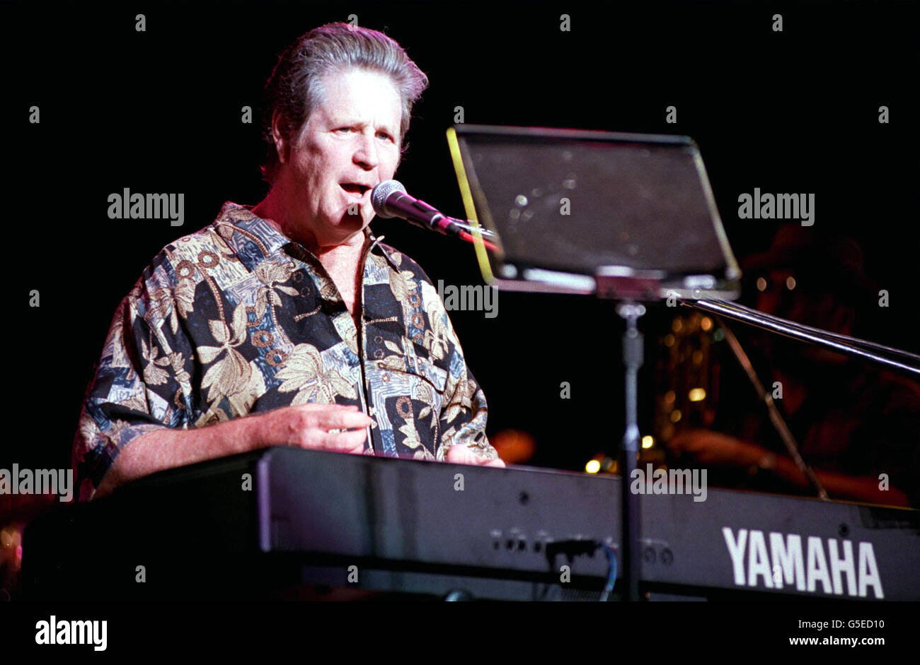 Brian Wilson performing at the Jones Beach theatre located on Long ...