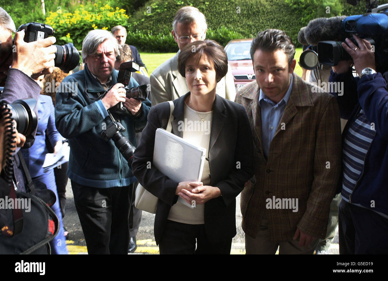 Mary Archer, the wife of disgraced Tory peer Lord Archer, arrives at ...