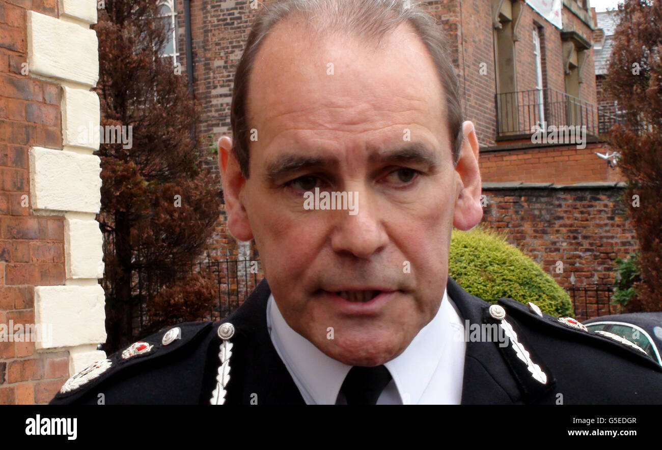 West Yorkshire chief constable Sir Norman Bettison outside a police ...