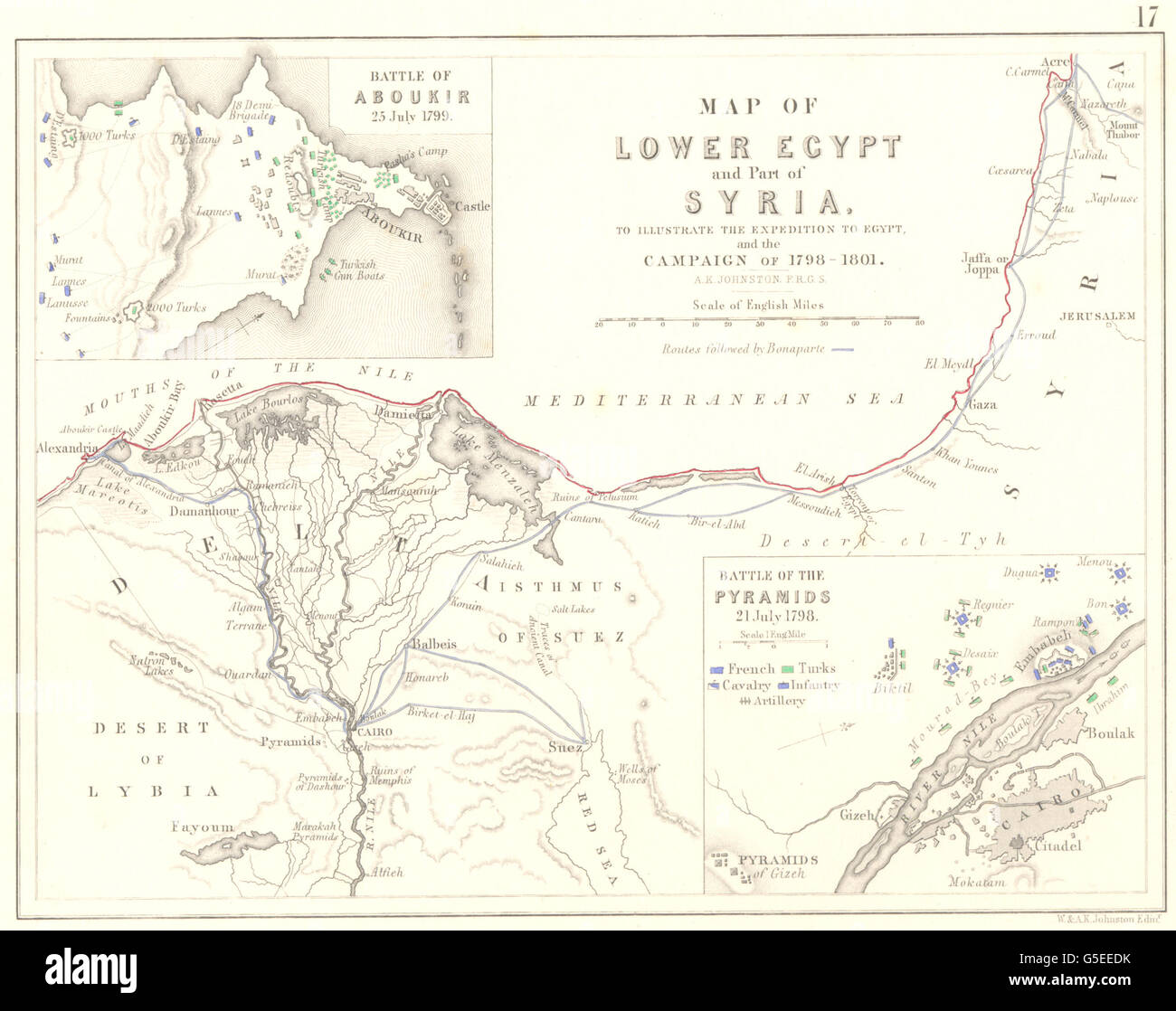 Map of egypt pyramids hi-res stock photography and images - Alamy