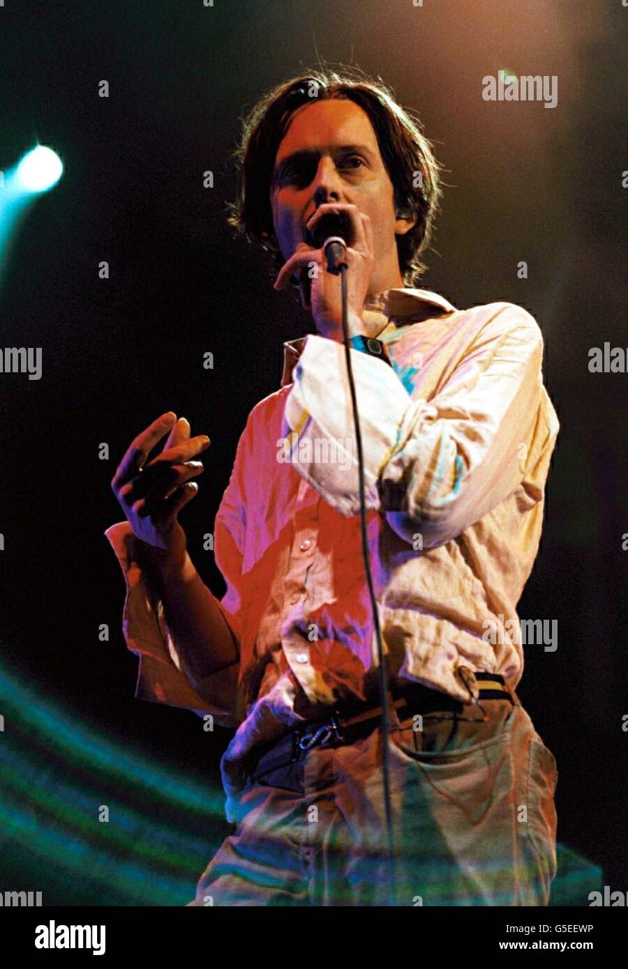 Lead singer pop band pulp hi-res stock photography and images - Alamy