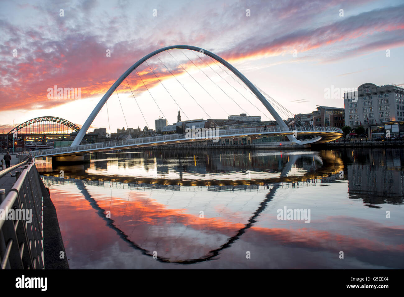 Newcastle Tyne Bridge Stock Photo - Alamy