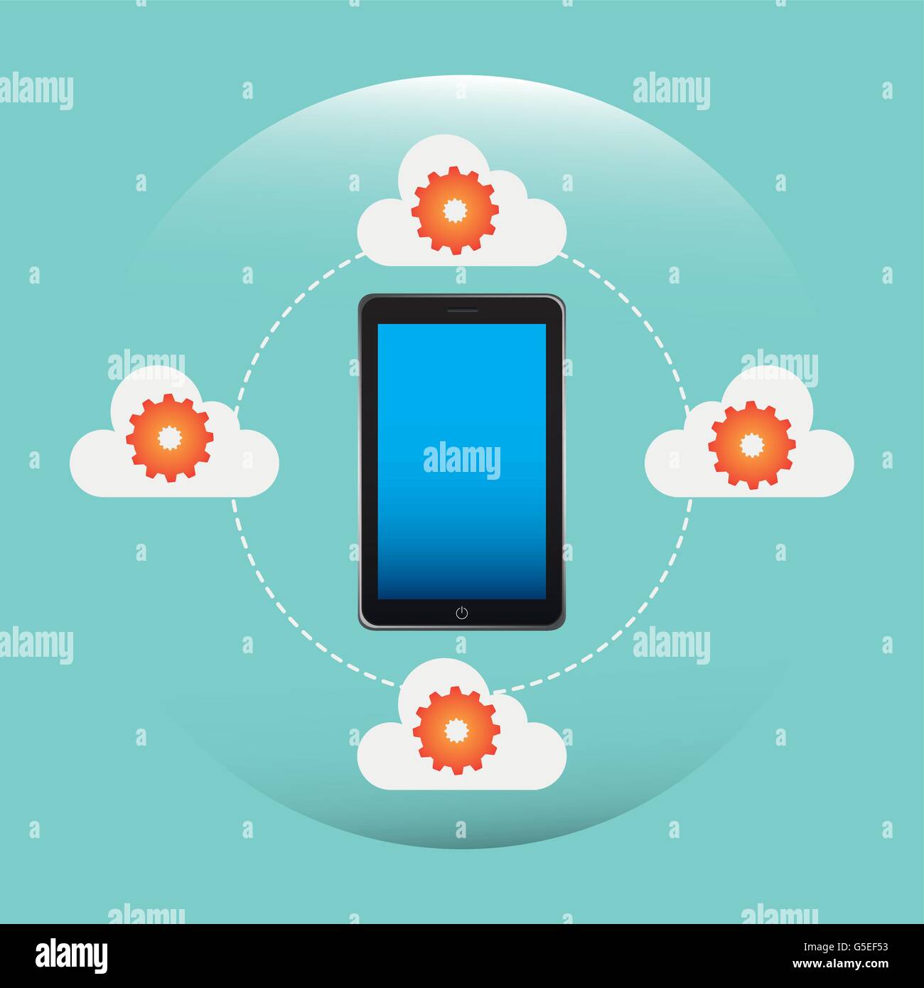 cloud computing design Stock Vector Image & Art - Alamy