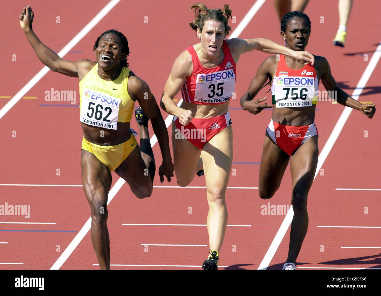 Athletics Action Running Maria Mutola High Resolution Stock Photography ...