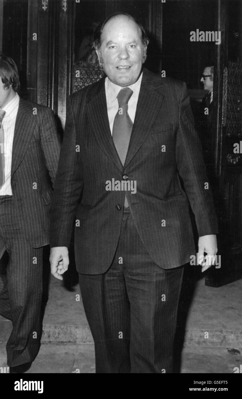 Overseas development minister reg prentice Black and White Stock Photos ...