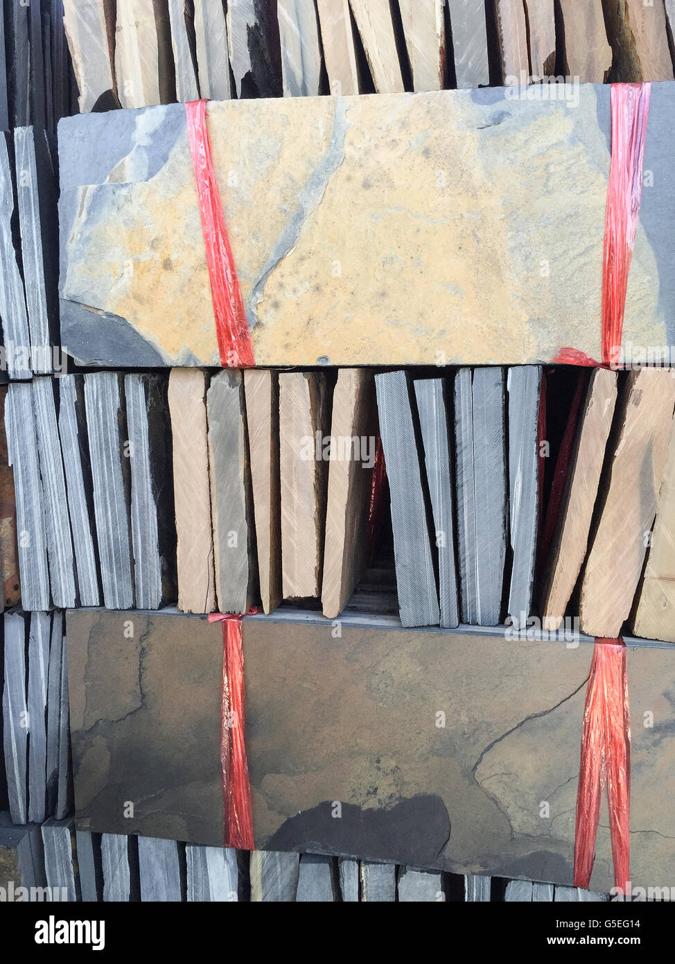 Stack of granite slab texture Stock Photo - Alamy