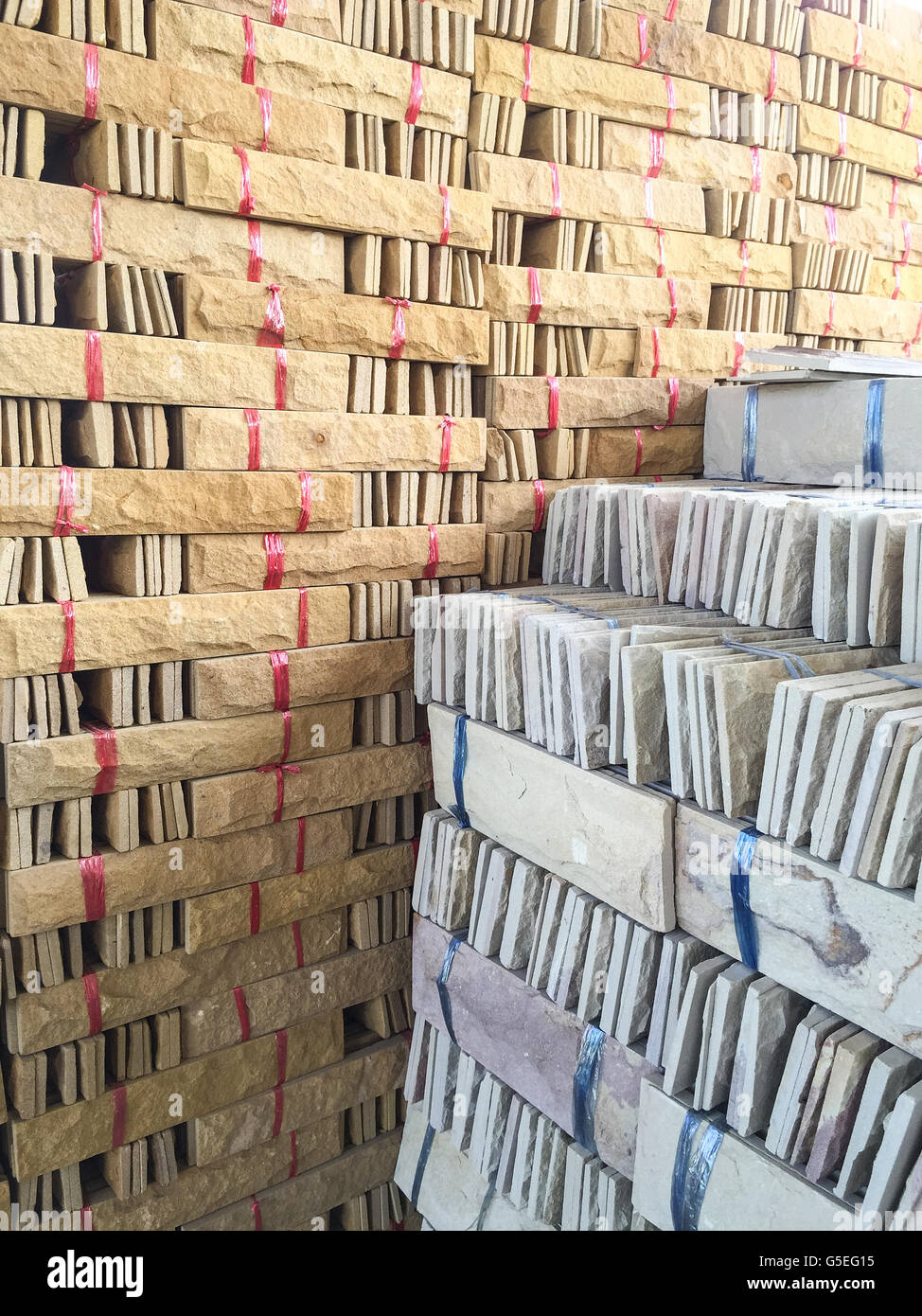 Stack of granite slab texture Stock Photo - Alamy