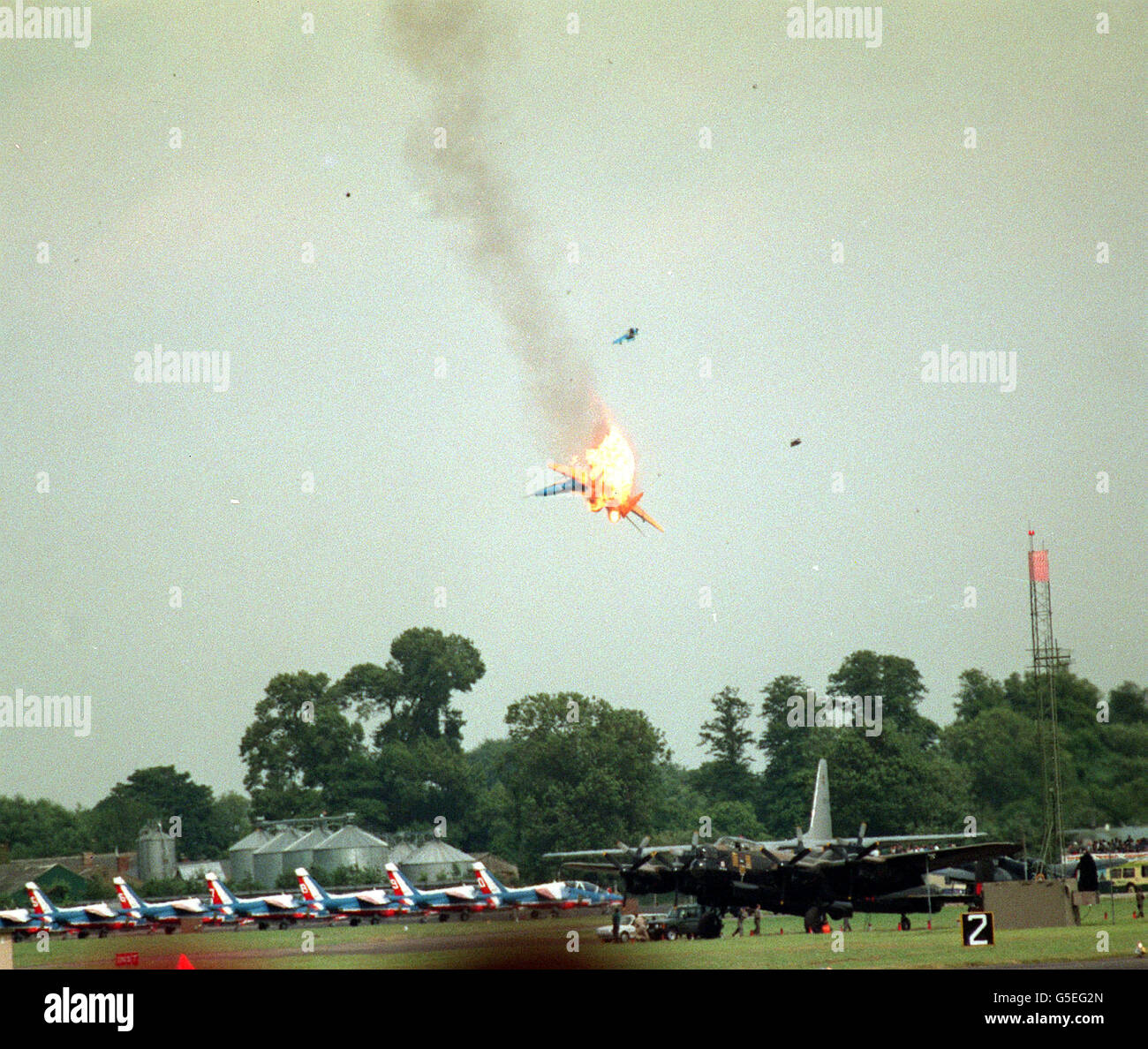Crashing Fighter Plane