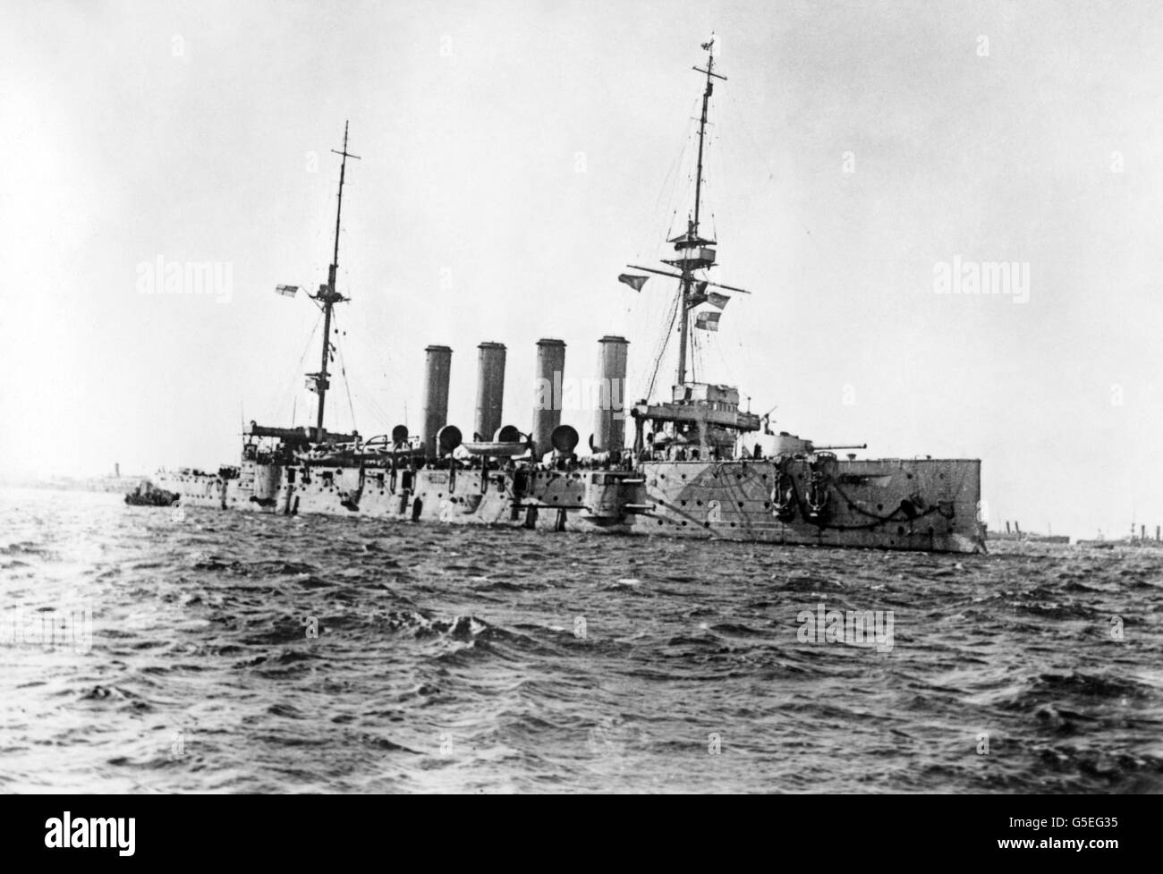 Hms british battleship ww1 hi-res stock photography and images - Alamy