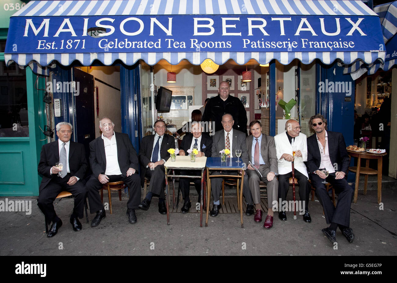 Bernard O'Mahony (Standing) with (seated left - right) Bernie Khan ...