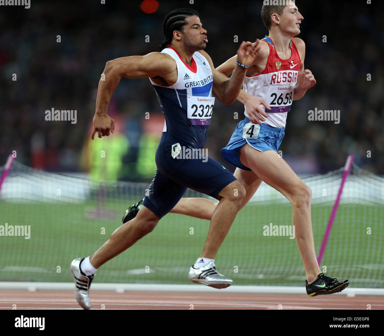 London Paralympic Games - Day 2. Great Britain's Sam Ruddock in the Men ...