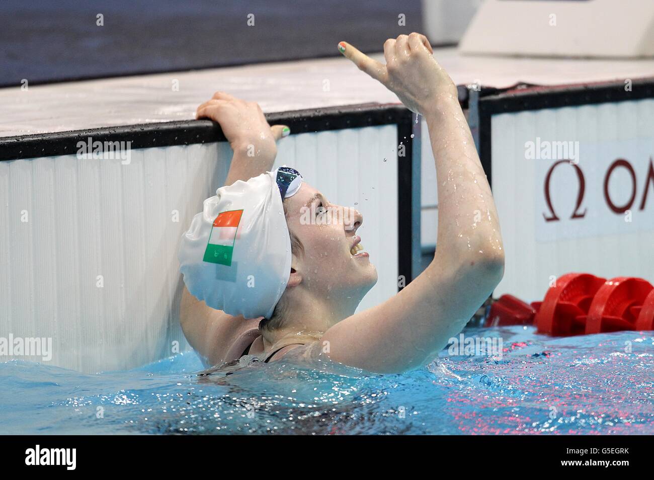 London Paralympic Games - Day 2. Ireland's Bethany Firth celebrates ...