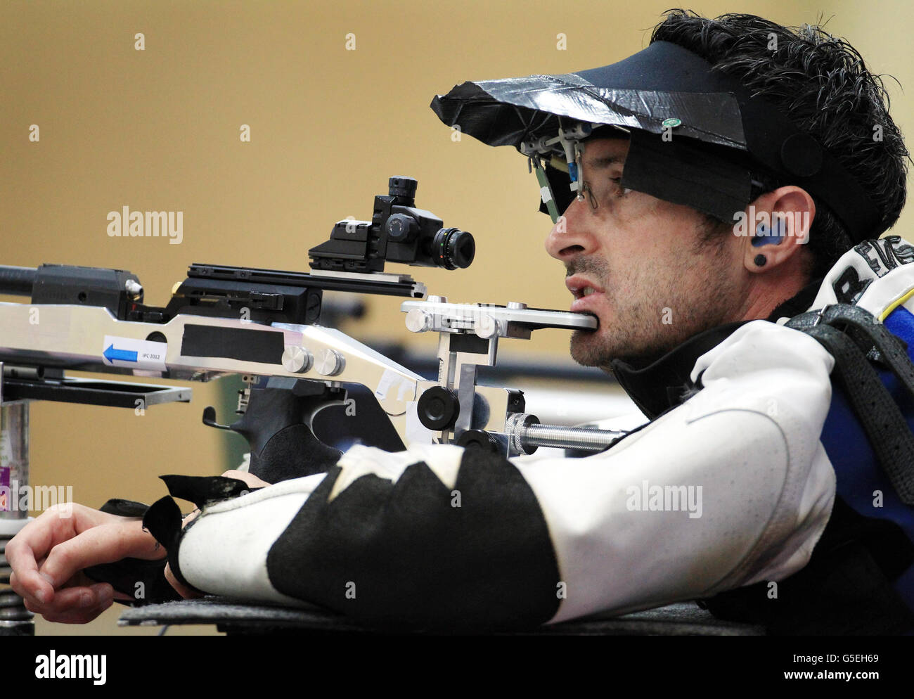 London Paralympic Games - Day 3. Great Britain's James Bevis in action ...