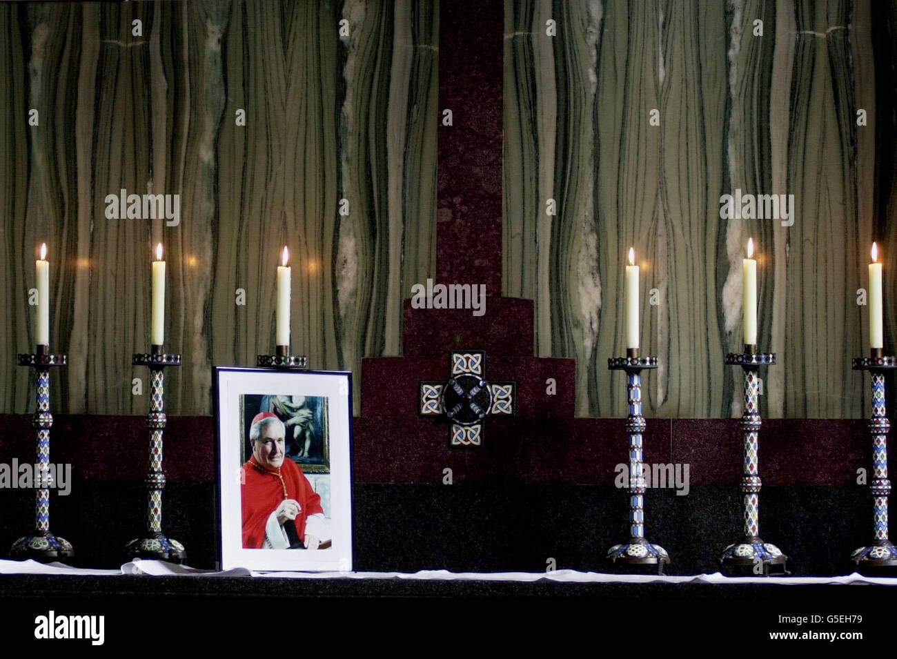 A memorial mass at Westminster Cathedral, central London, for the late ...
