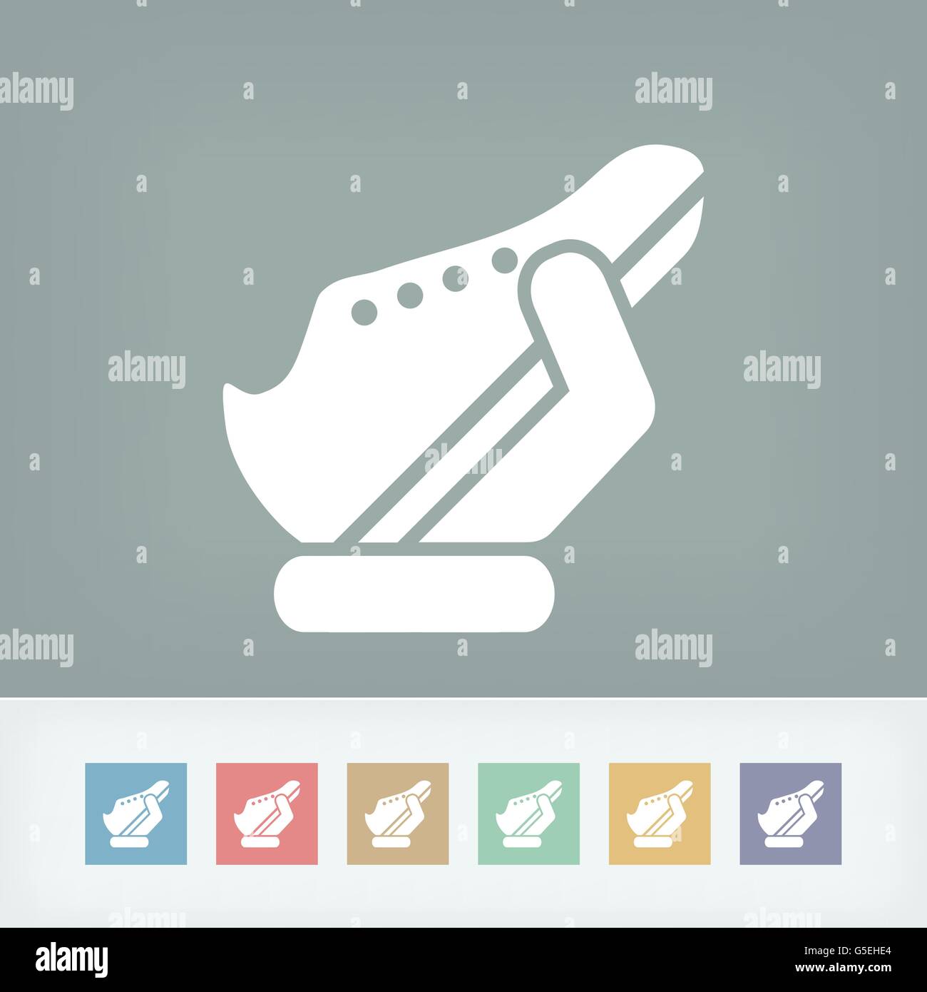 Try shoe Stock Vector Images - Alamy
