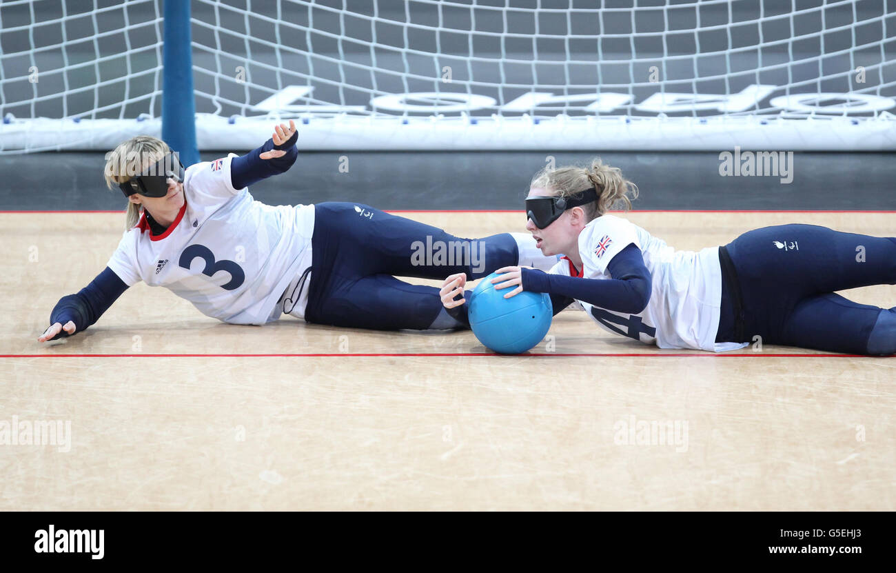 Great Britain's Jessica Luke and Georgina Bullen during the Womens ...
