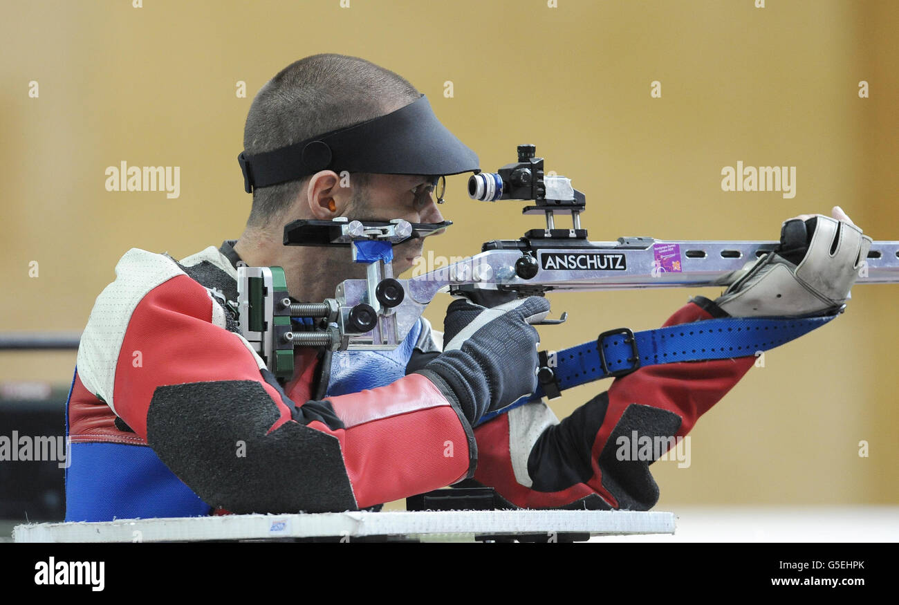 Great Britain's Matthew Skelhon on his way to winning a bronze medal in ...