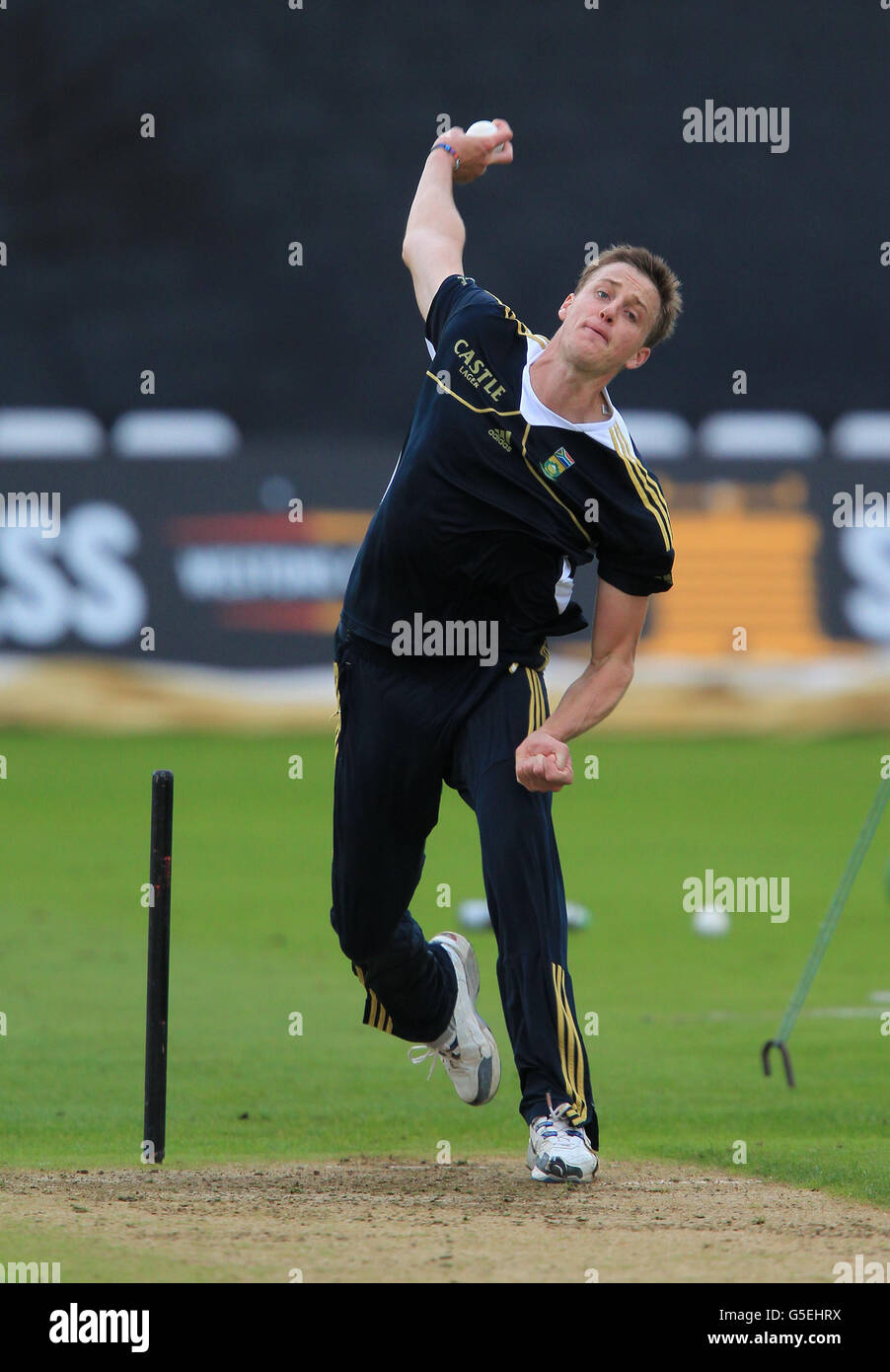 South Africa's Morne Morkel during a nets session at Trent Bridge ...