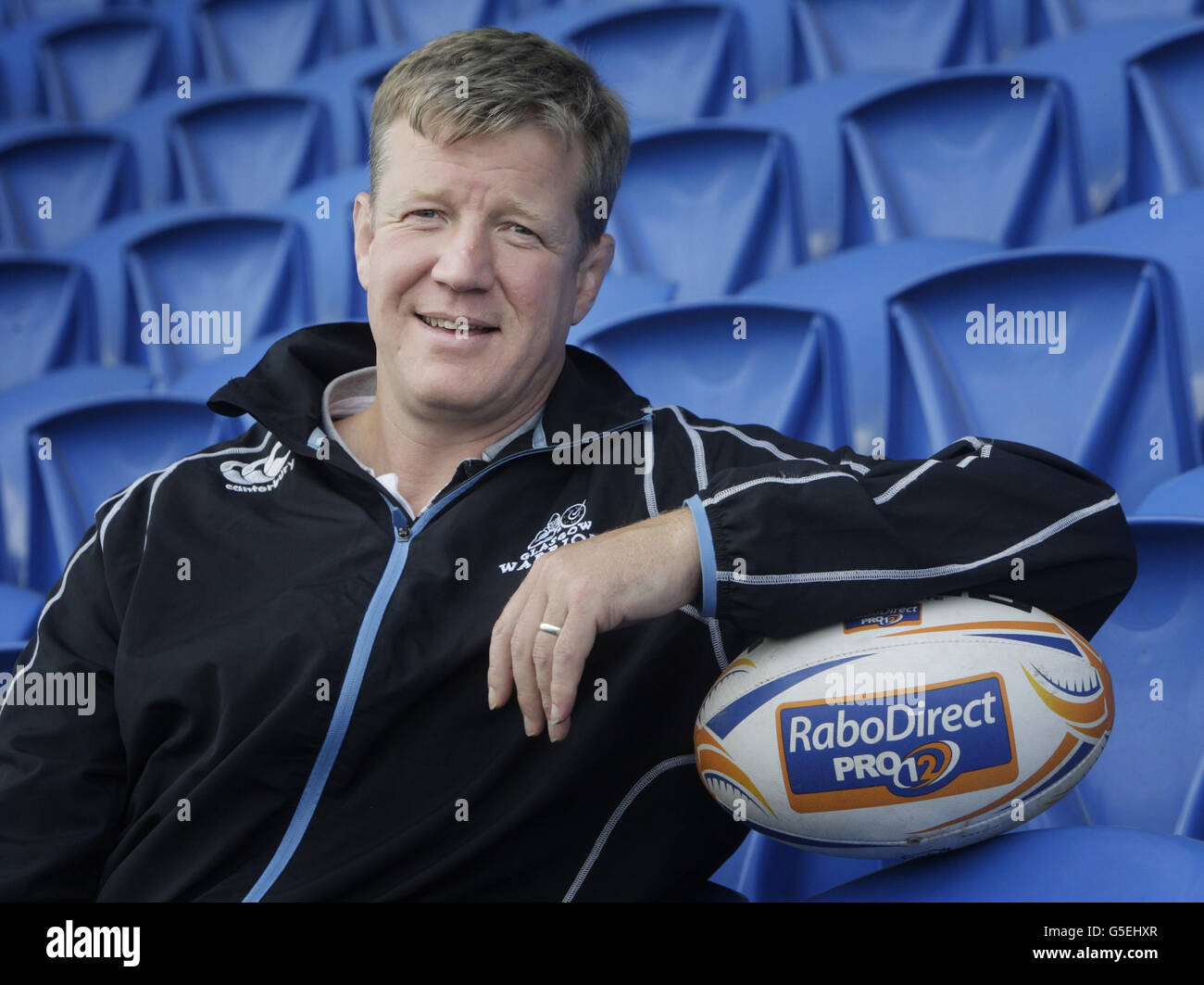 Rugby Union - Glasgow Warriors Photocall - Scotstoun Stadium Stock ...