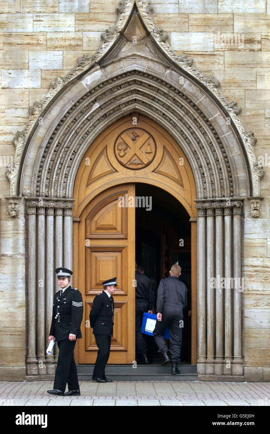 Cardinal Winning Funeral Stock Photo - Alamy