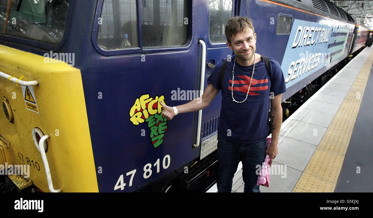 African Express arrival - Glasgow Stock Photo - Alamy