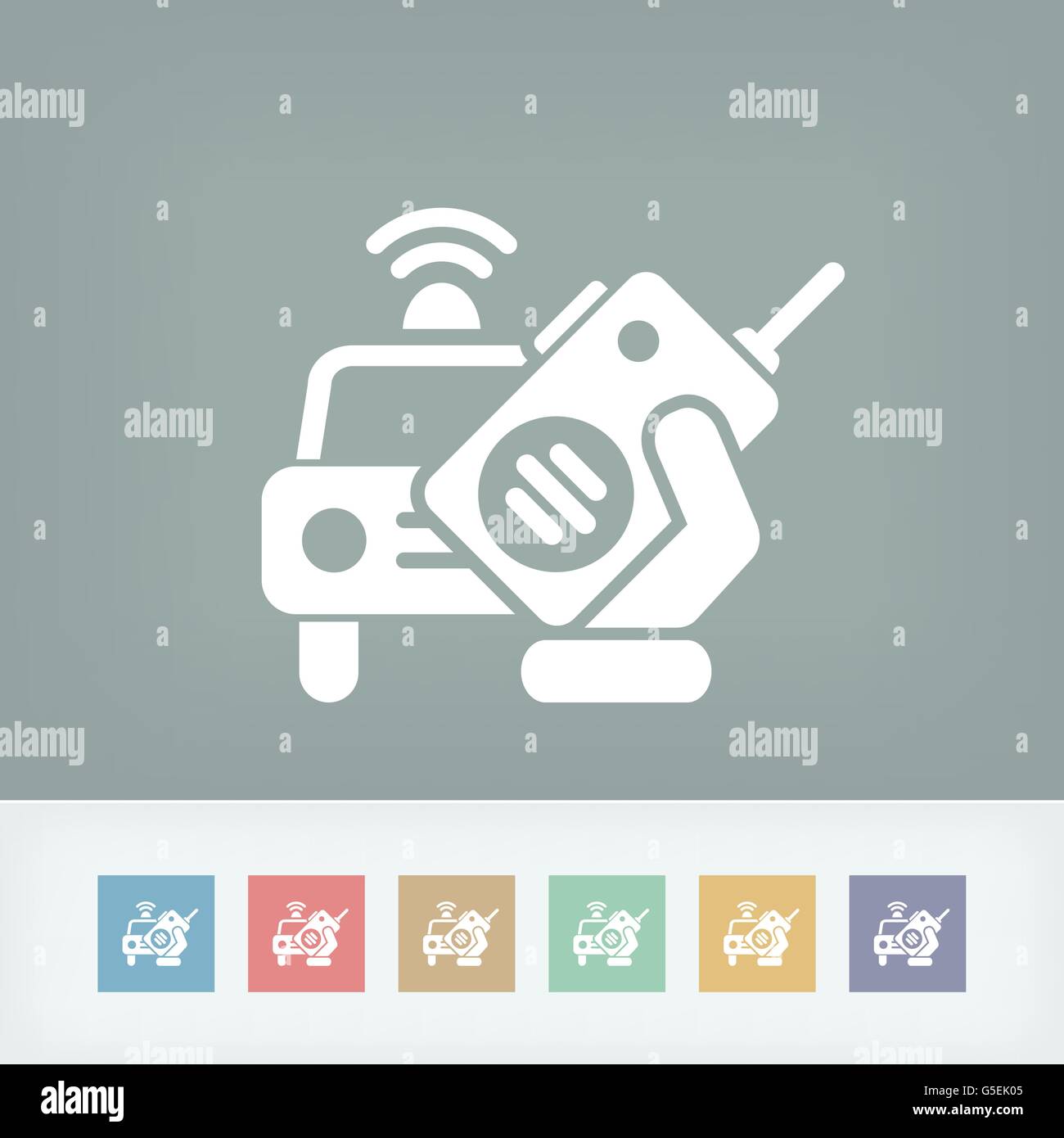 Car radio hand Stock Vector Images - Alamy