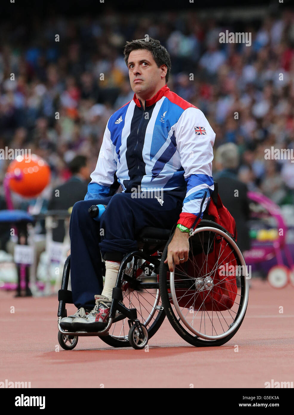 London Paralympic Games - Day 6. Great Britain's Daniel West arrives ...
