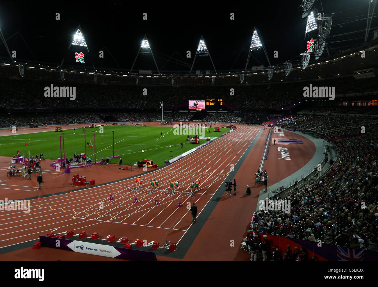 100m Athletics Start High Resolution Stock Photography and Images - Alamy