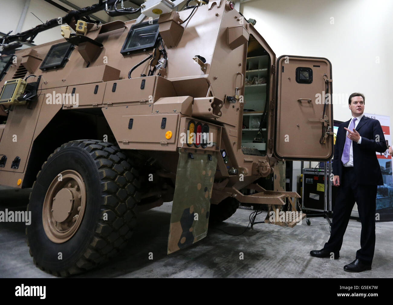 Osborne visits Scotland Stock Photo - Alamy