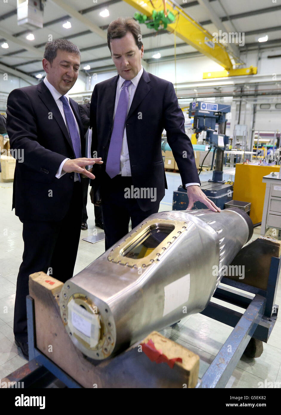 Osborne visits Scotland Stock Photo - Alamy