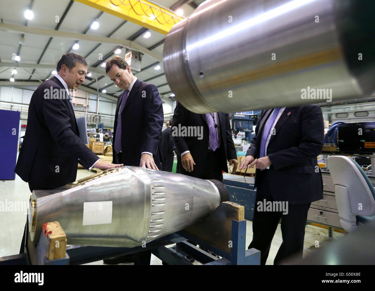 Osborne visits Scotland Stock Photo - Alamy