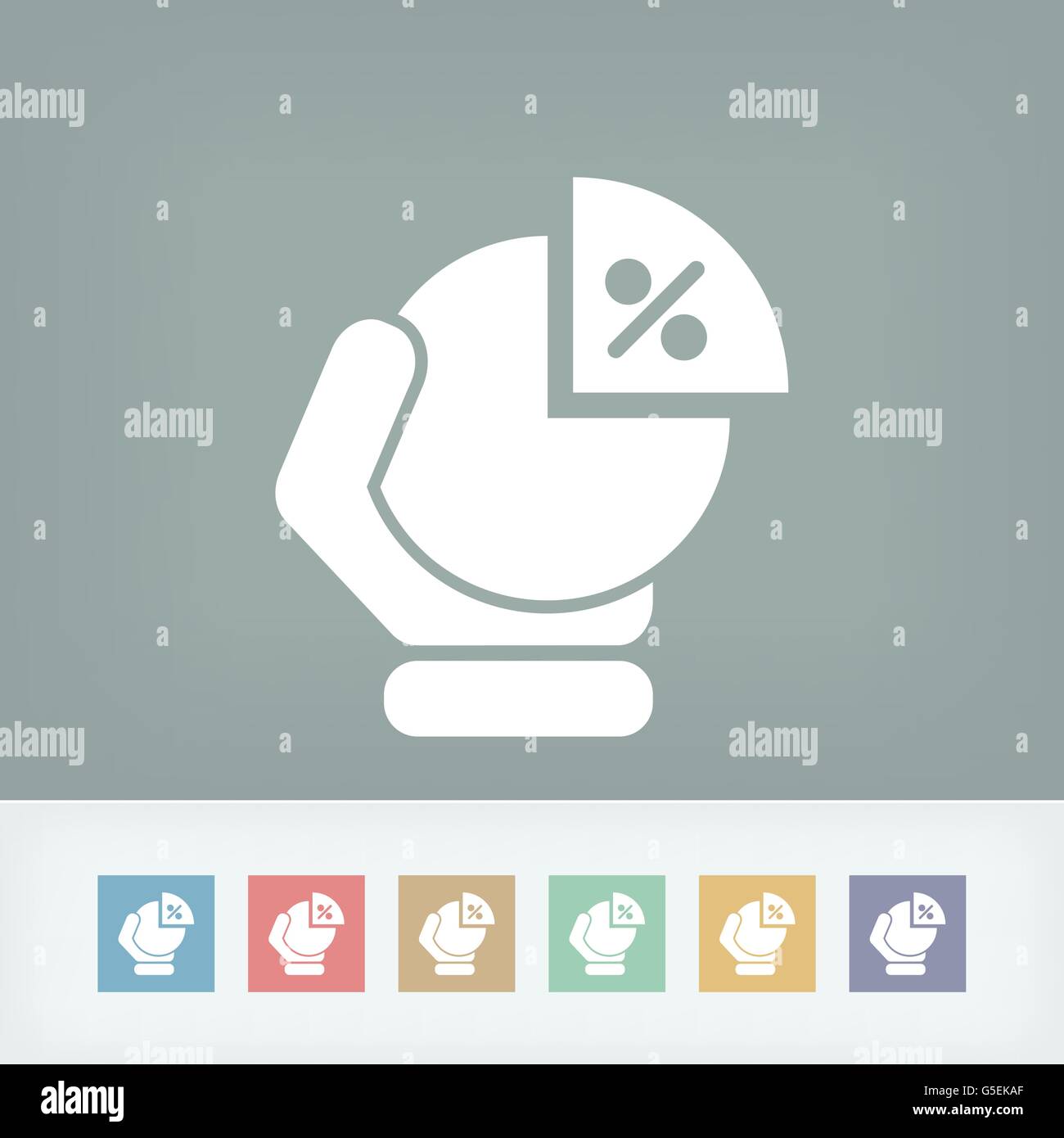 Portion chart icon Stock Vector Image & Art - Alamy