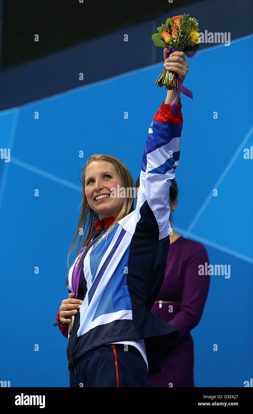 Silver Medalist Great Britain's Stephanie Millward after the Women's ...