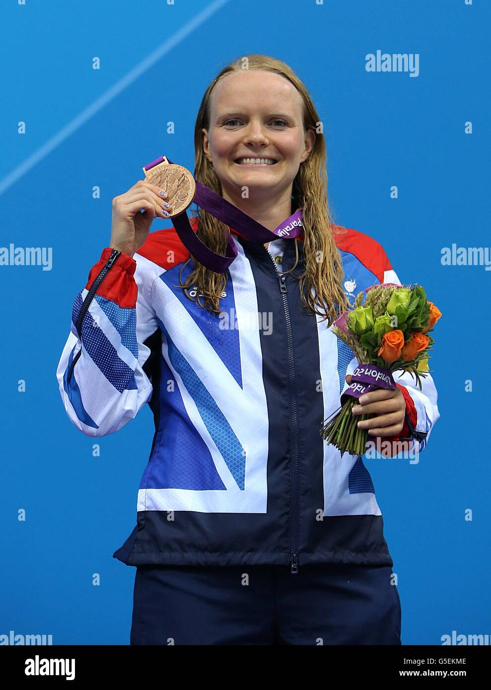 Bronze Medalist Great Britain's Susannah Rodgers after the Women's 400m ...