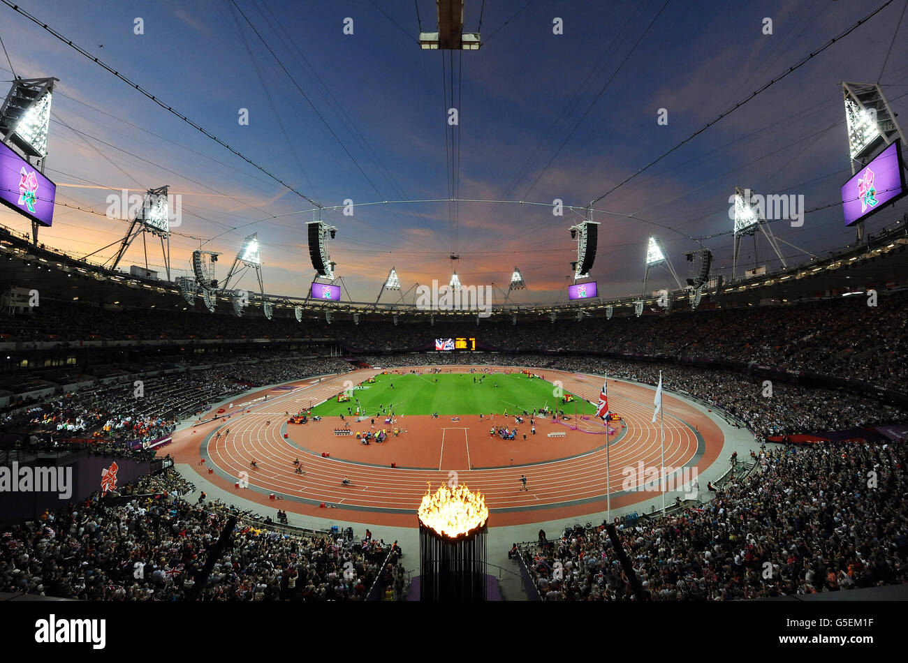 London Paralympic Games - Day 8. A general view of the Olympic Stadium ...