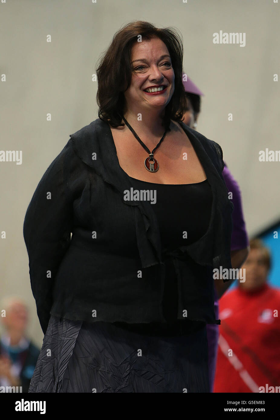 West Ham MP Ms Lyn Brown at the Aquatic Centre, London Stock Photo - Alamy