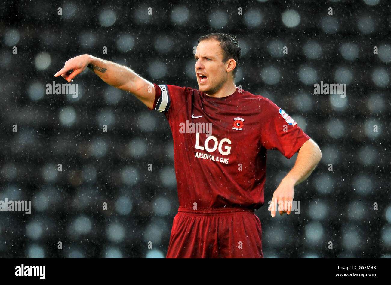 Hartlepool United's Sam Collins during the npower League One match at ...