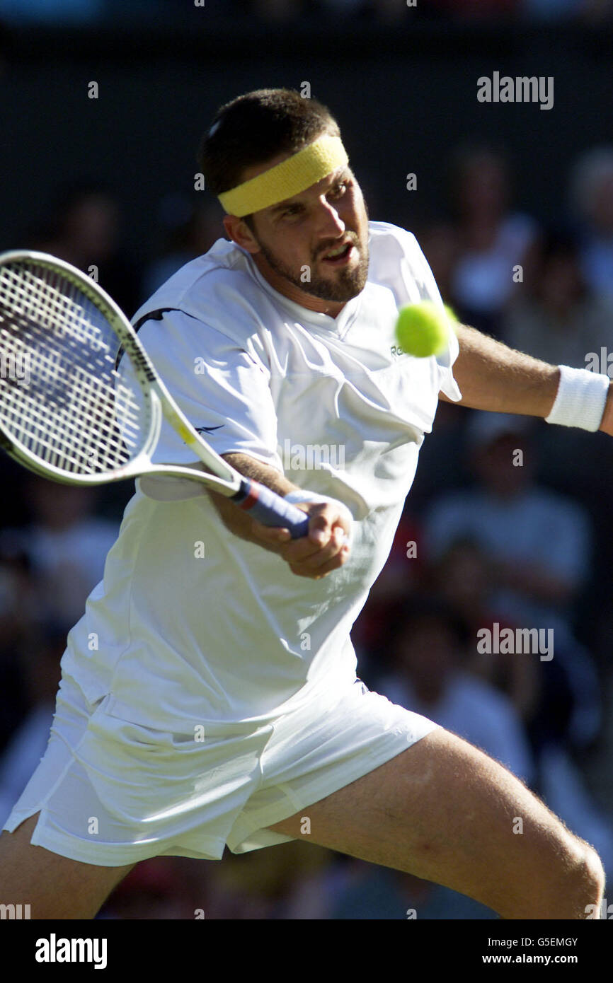 Wimbledon 2001 Rafter Stock Photo - Alamy