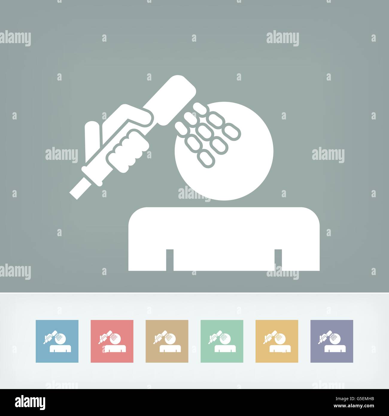 Shower falling drops water Stock Vector Images - Alamy