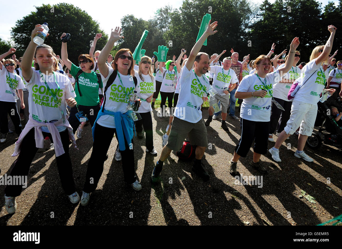 Macmillan Cancer Support's Big Walk Stock Photo - Alamy