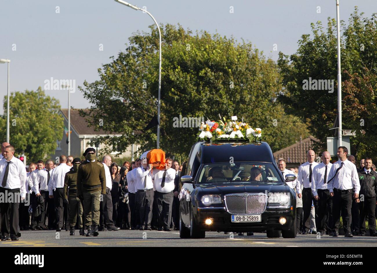 Alan Ryan funeral Stock Photo - Alamy