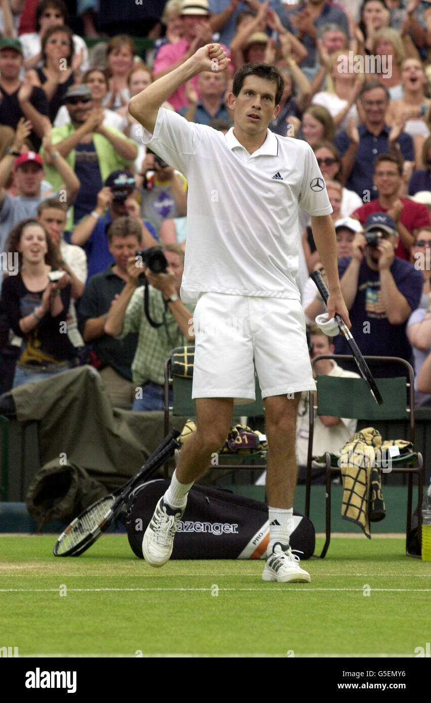 Tim Henman Wimbledon Stock Photo - Alamy