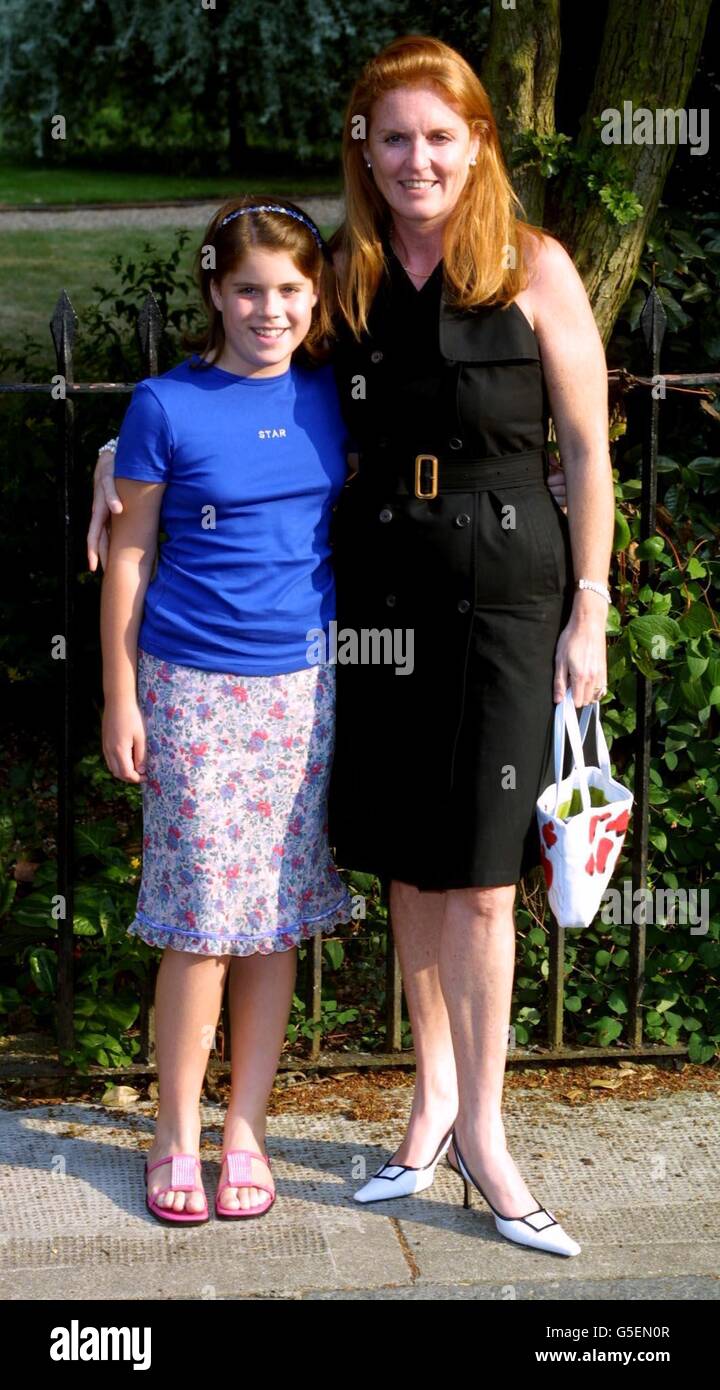 Duchess of York and Princess Eugenie Stock Photo - Alamy
