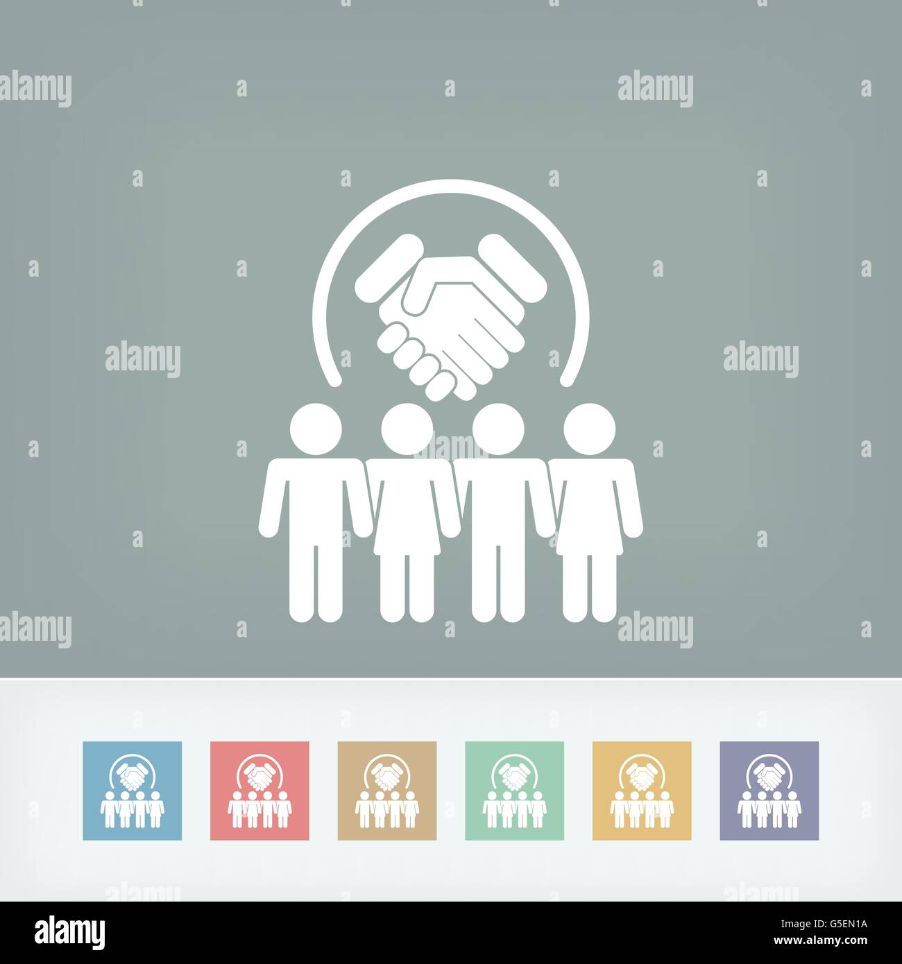 Social agreed icon Stock Vector Image & Art - Alamy