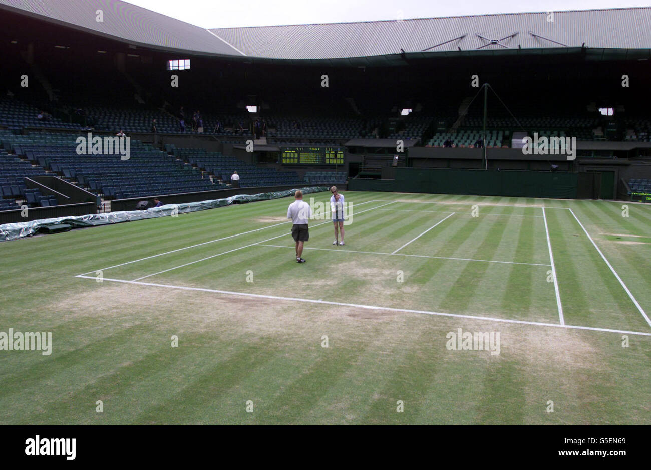 Centre Court Wimbledon Empty High Resolution Stock Photography and ...