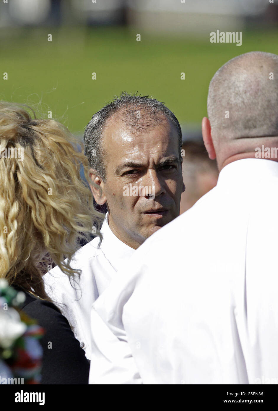 Alan Ryan funeral Stock Photo - Alamy