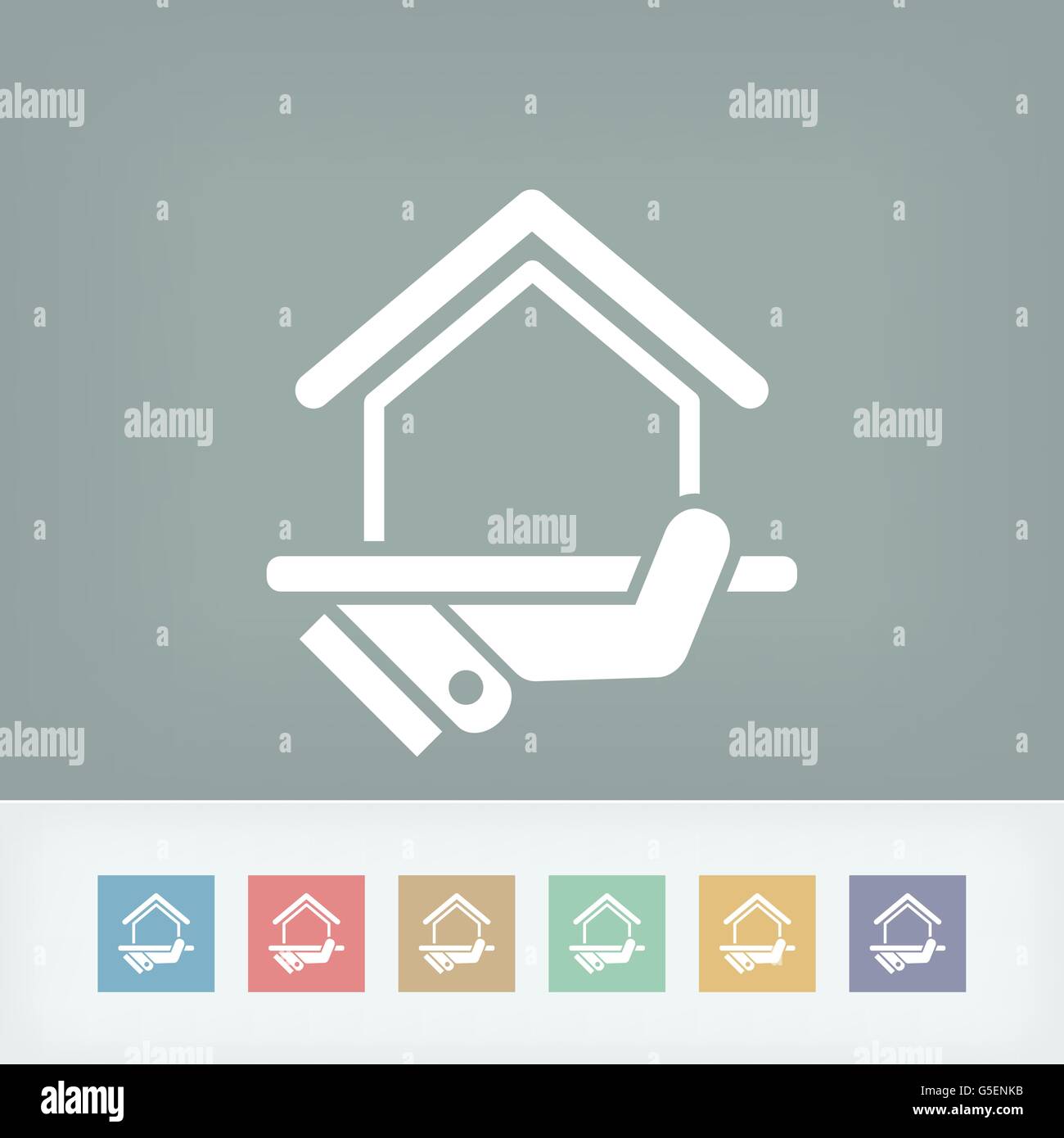Real estate concept icon Stock Vector Image & Art - Alamy